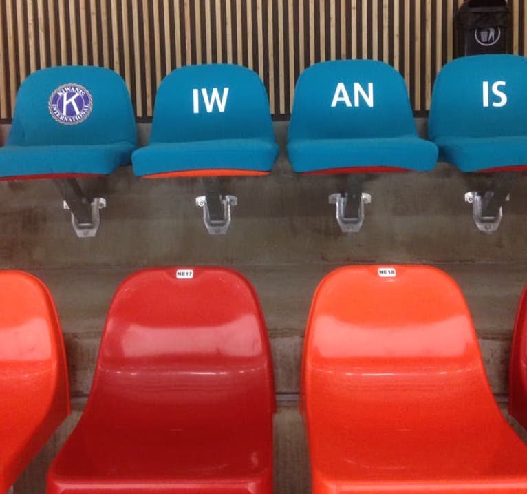 Customised comfort covers for the Dunkirk Kiwanis Club - Equip Event